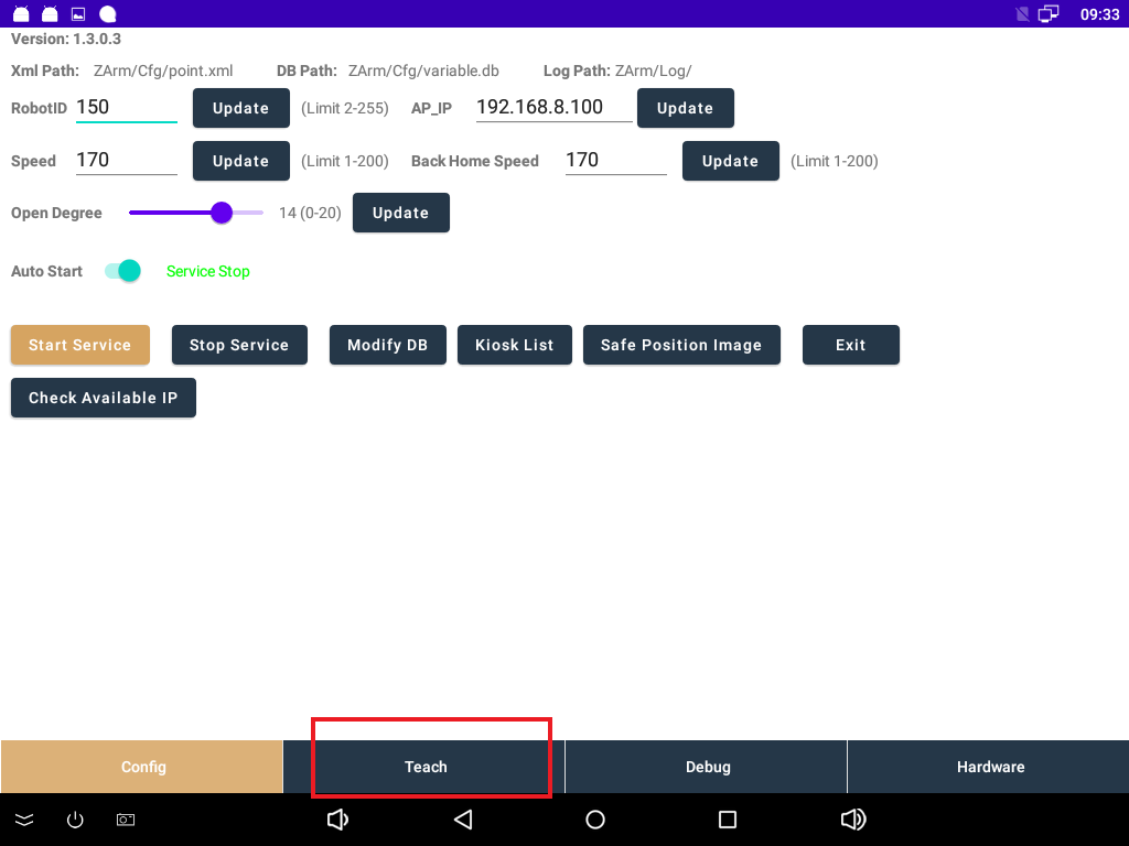 How to calibrate Zarm gripper scale