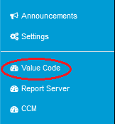 Value Code Settings - Route Washboard