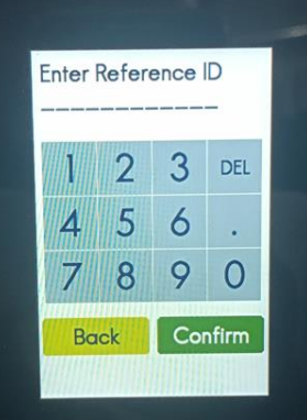 How to download a reference number on an AVU Kiosk