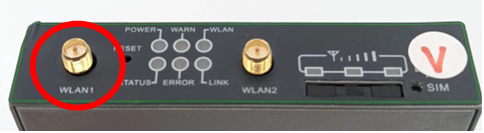 Where do I connect the antennas to a cellular modem? (InHand/ Hondigan)