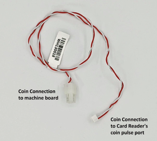 How to wire a Maytag Dual Pocket Small Chassis with a KioSoft Reader