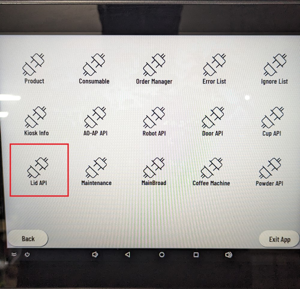 Lid dispenser empty and/or errors
