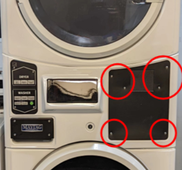 How to mount a KioSoft Prime or Connect reader on Maytag MLx22PR Machine